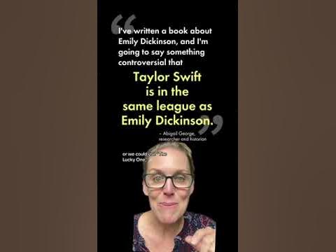 Epic Poetry Battle of History: Taylor Swift vs. Emily Dickinson - YouTube