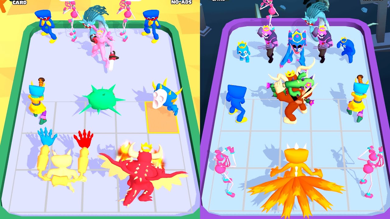 Monster Rampage : Merge Rainbow Master Battle , Mobile Gameplay, New ...