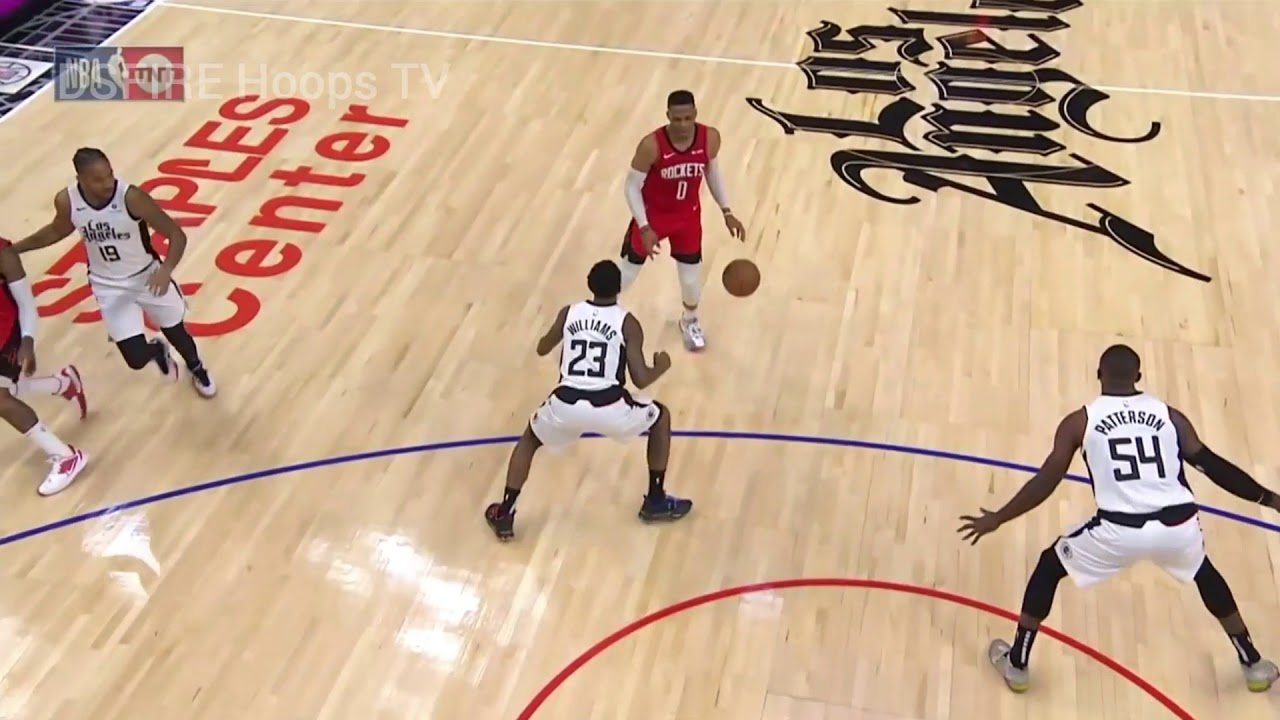 Lou williams ejected Rockets vs clippers - YouTube