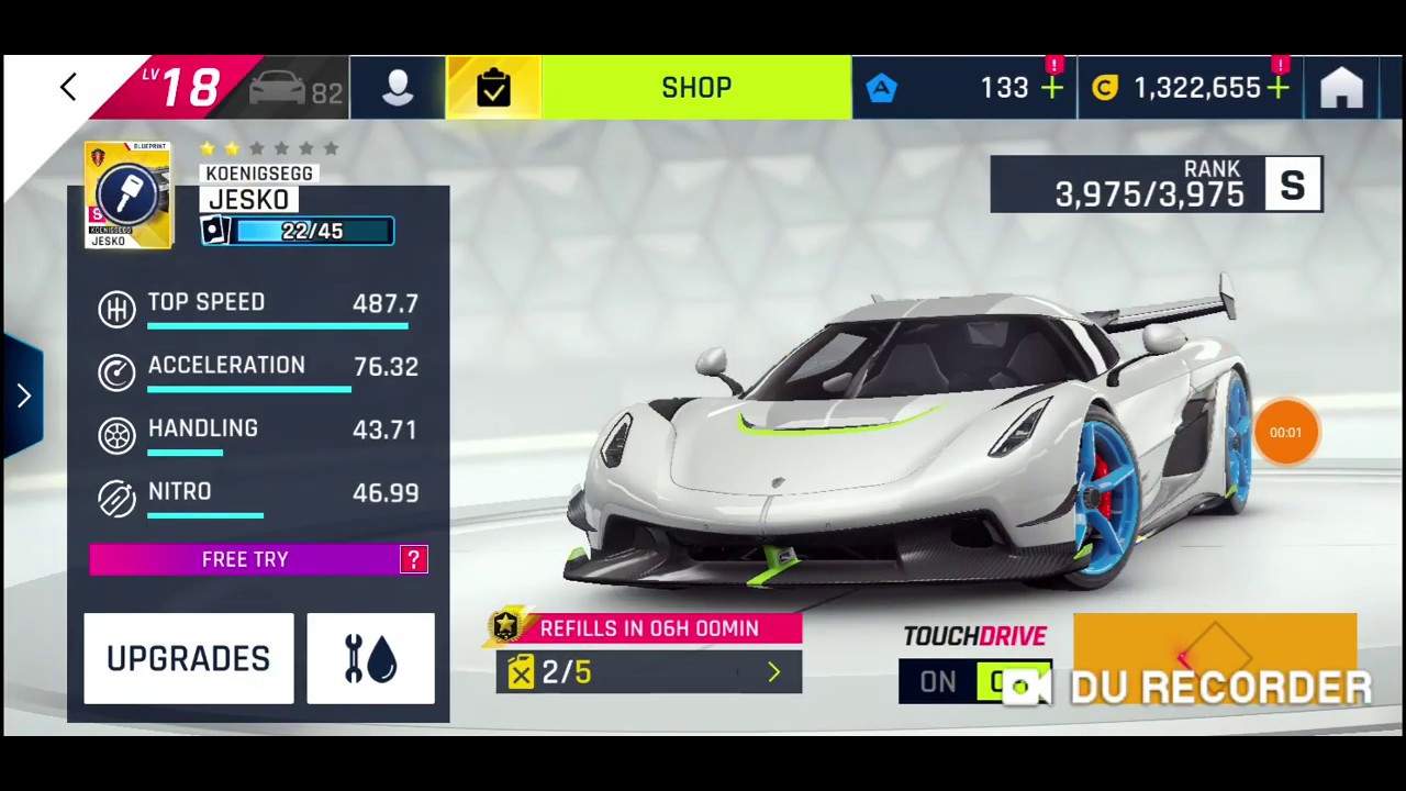 Asphalt 9 Legends Jesko Grand Prix Final Round-1 (2*Rank:3975) Time:1. ...