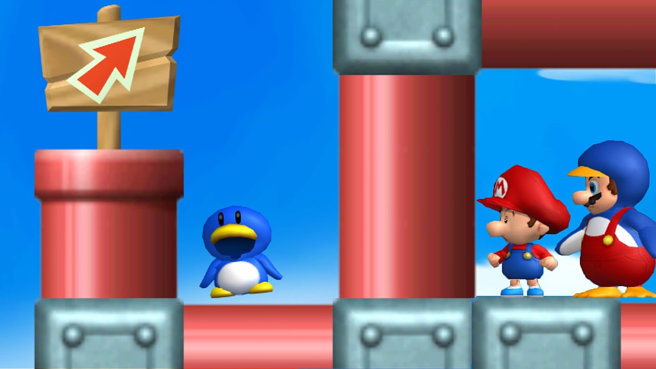 New Super Mario Time Travel - 2 Player Co-Op - Walkthrough #02 - YouTube