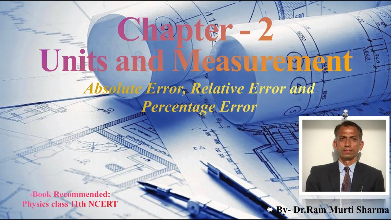 Absolute error, Relative error and percentage error - YouTube