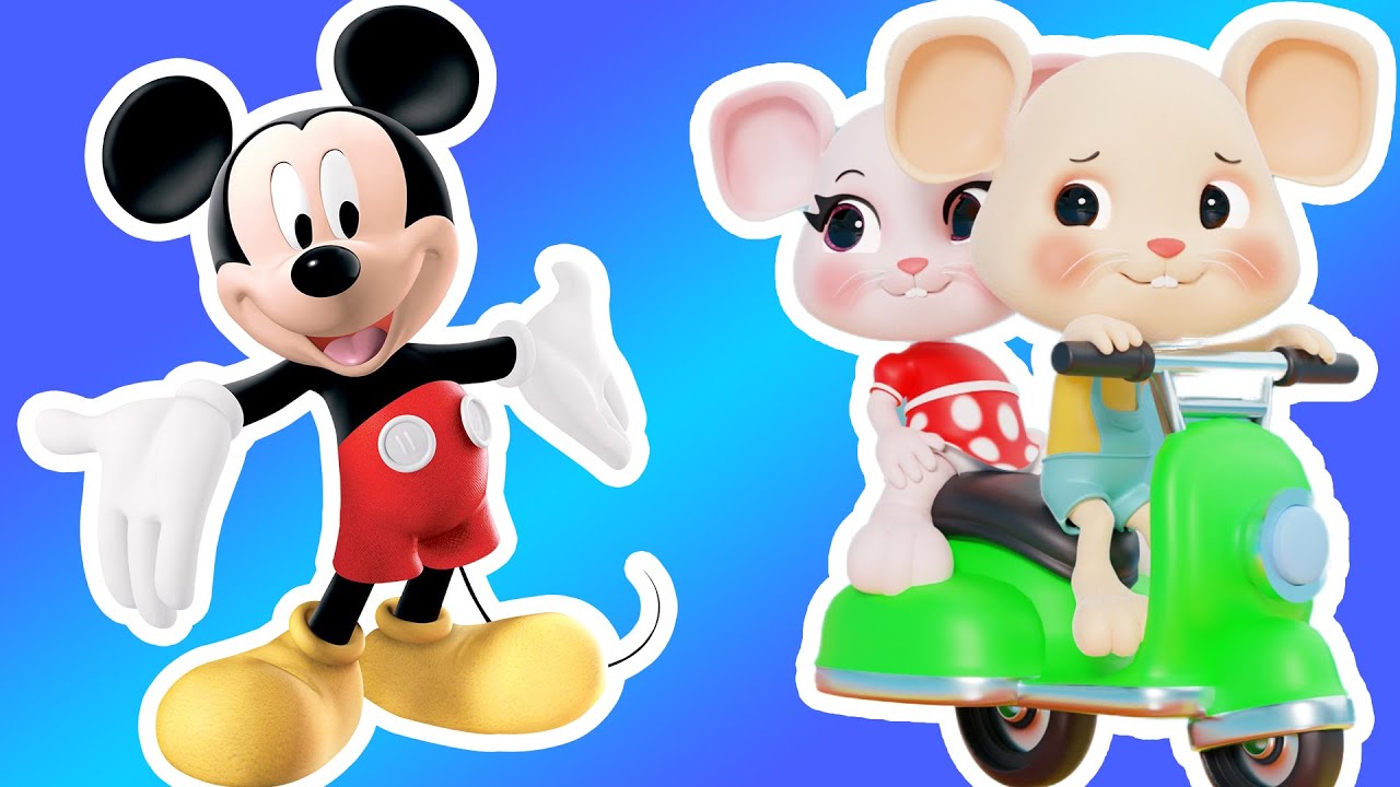 Wheels on the Bus with Miki and Mini - YouTube