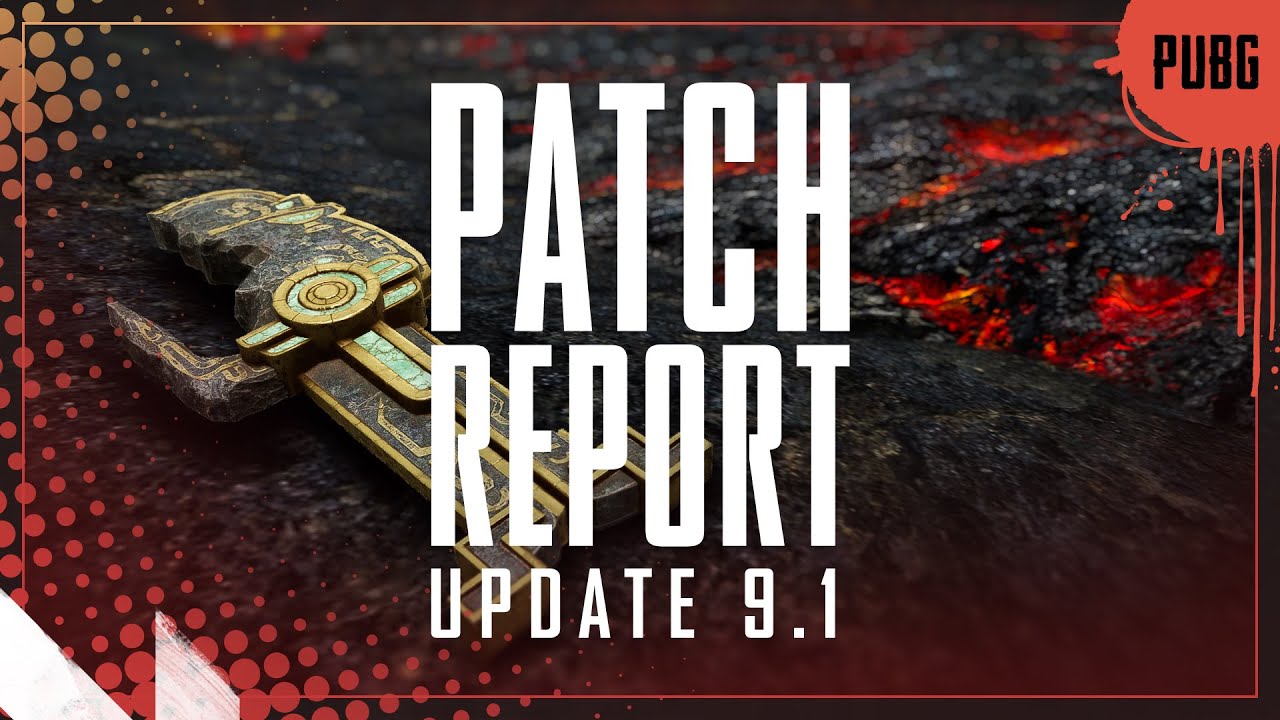 PUBG | Patch Report - Update 9.1 - YouTube
