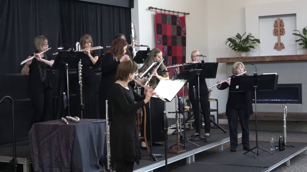 "The Typewriter" Performed by The Circle of Flutes flute choir - YouTube