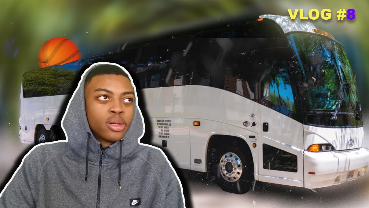 INSIDE OF A COLLEGE BASKETBALL TRAVEL BUS?!?! - YouTube