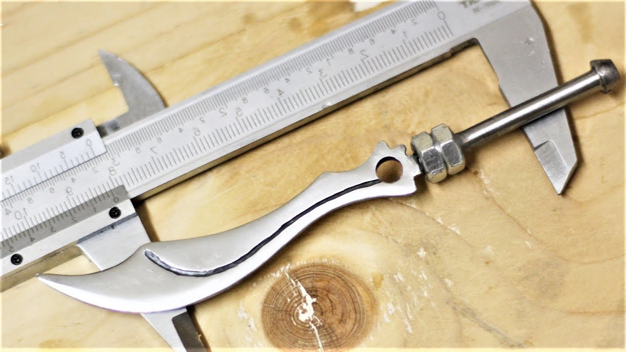 DIY with metal - Metal Art - Crafts mini swords Metal - YouTube