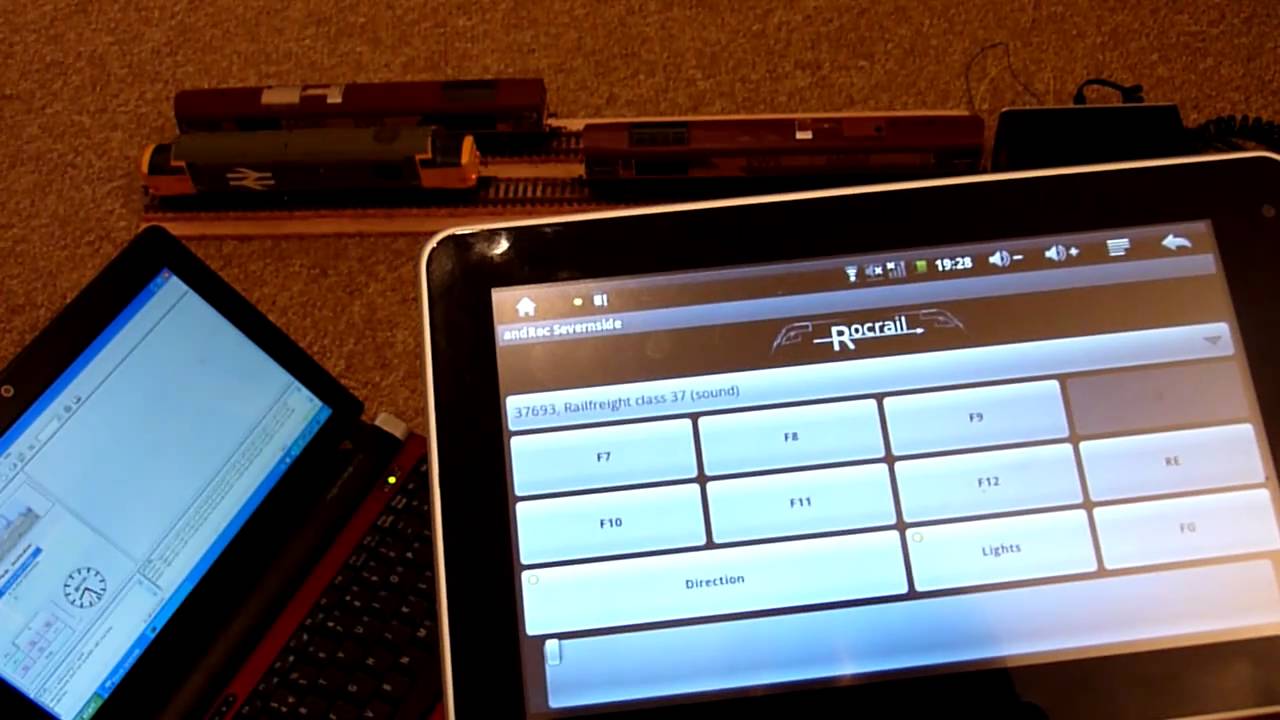 AndRoc control of DCC - YouTube