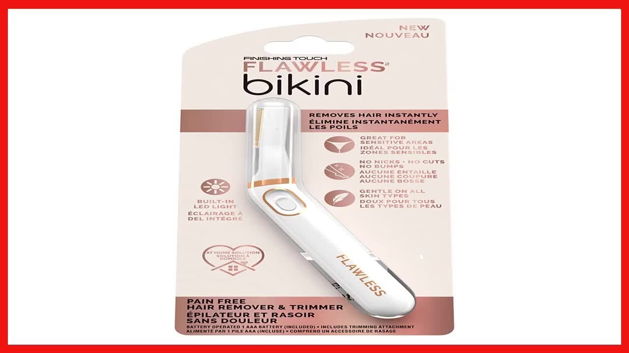 Finishing Touch Flawless Bikini Shaver and Trimmer Hair Remover for ...