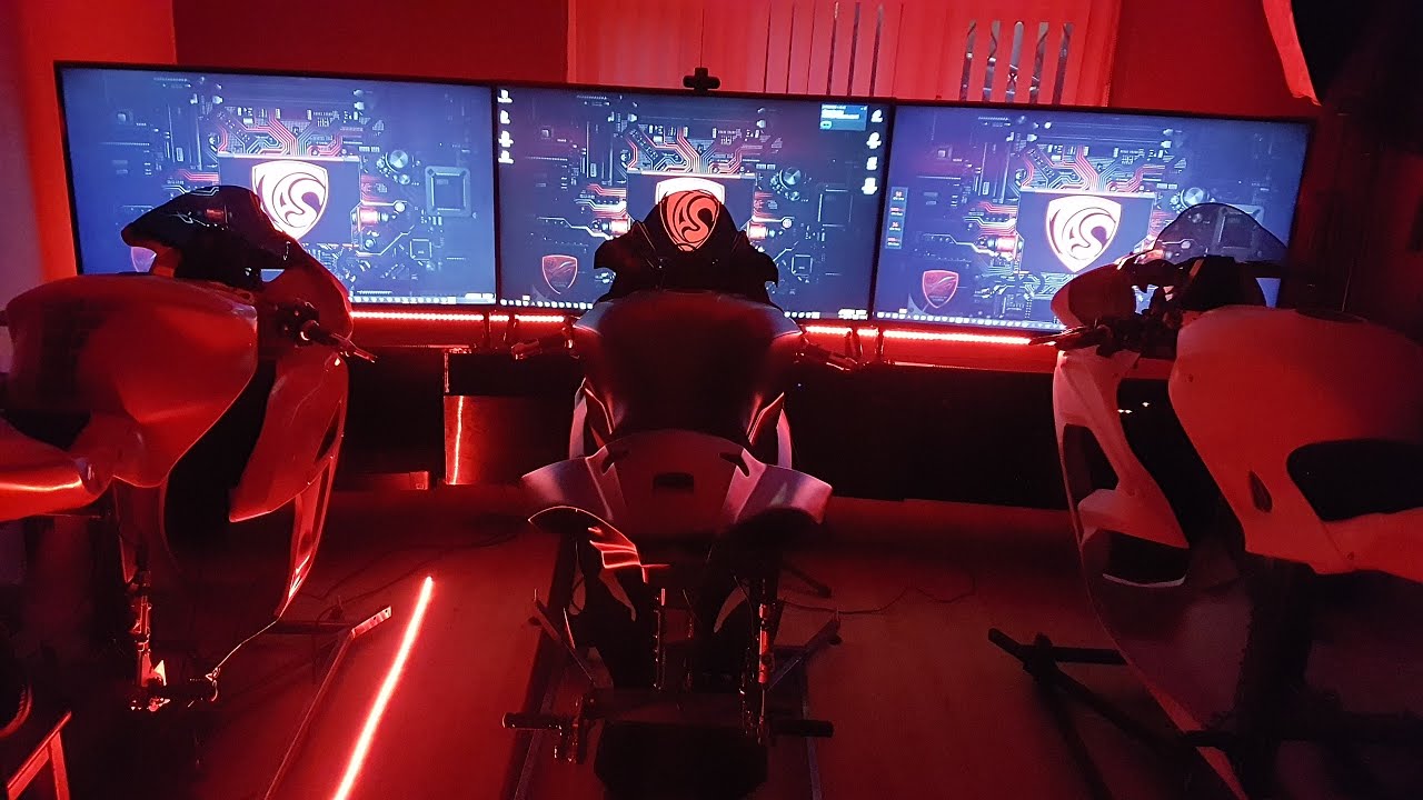 DOF Reality P2 Custom Motorcycle Motion Simulator Project Part 1 - YouTube