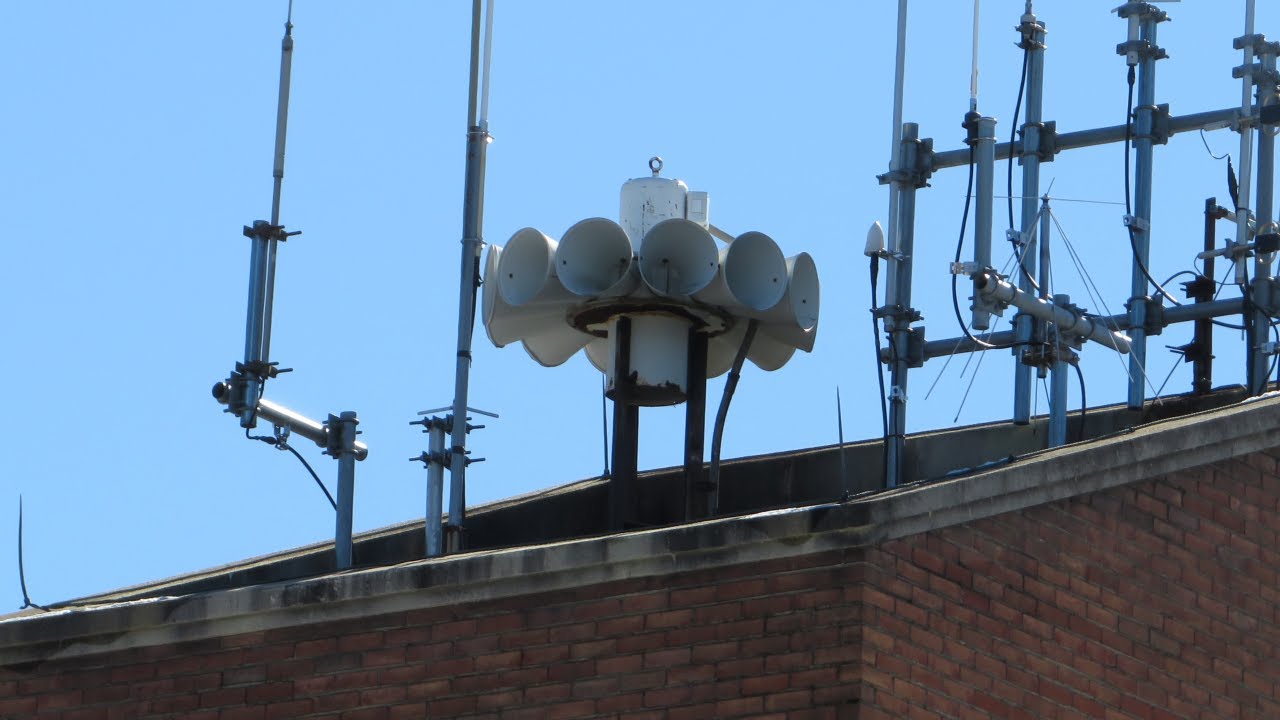 Federal Signal STH-10 Fire Siren Test | Noon Blast | Tenafly, NJ | 2-19 ...