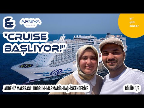 ''İlk kez CRUİSE GEMİSİNE biniyoruz! Her şey baştan anlatıldı. 🚢⚓''  #AroyaCruise