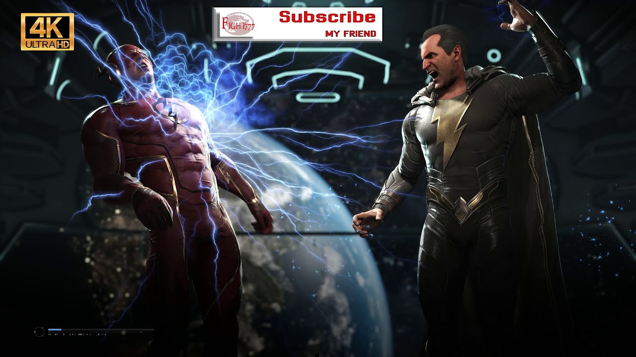 Today...Flash Vs Black Adam In Amazing Combat [Injustice 2] - YouTube