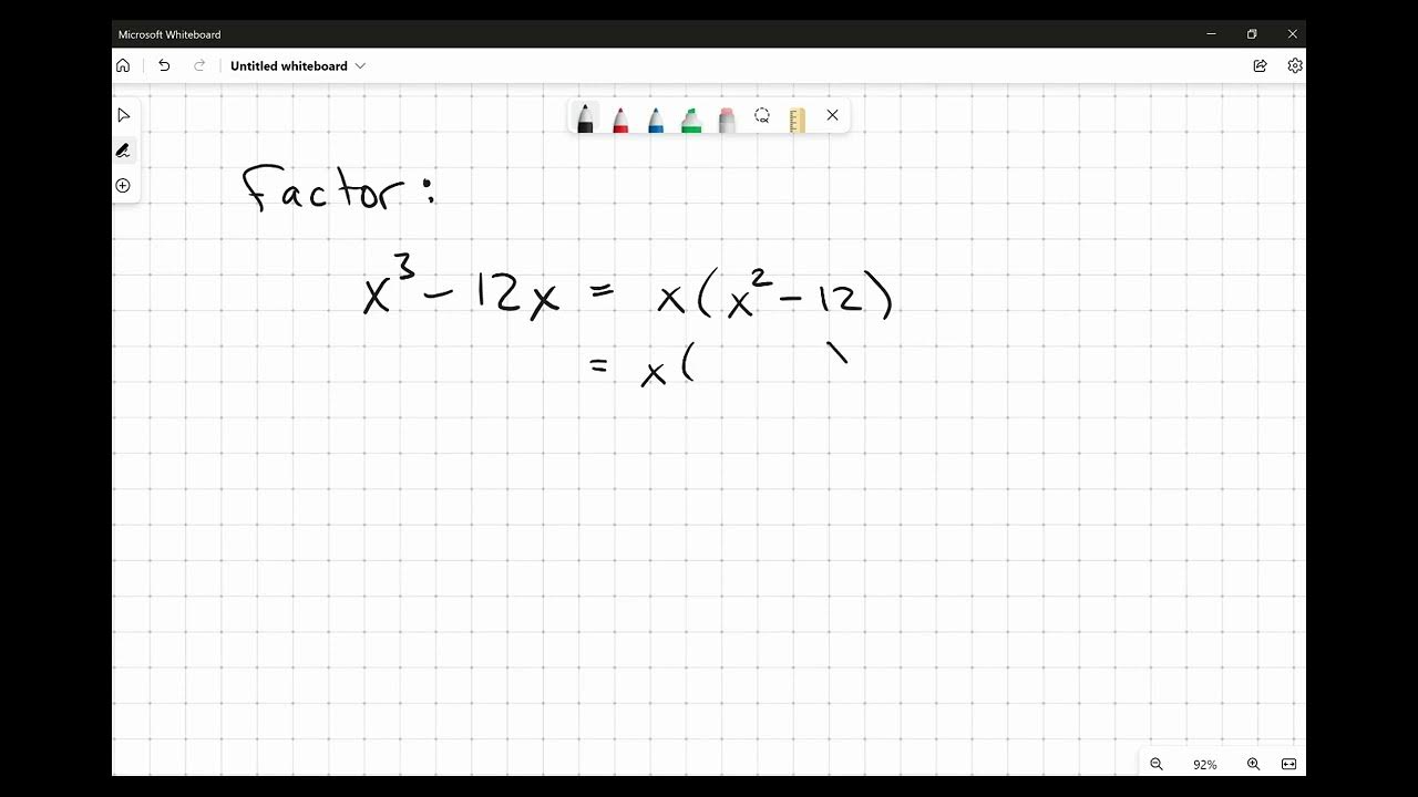 factor-x-cubed-minus-twelve-x-youtube