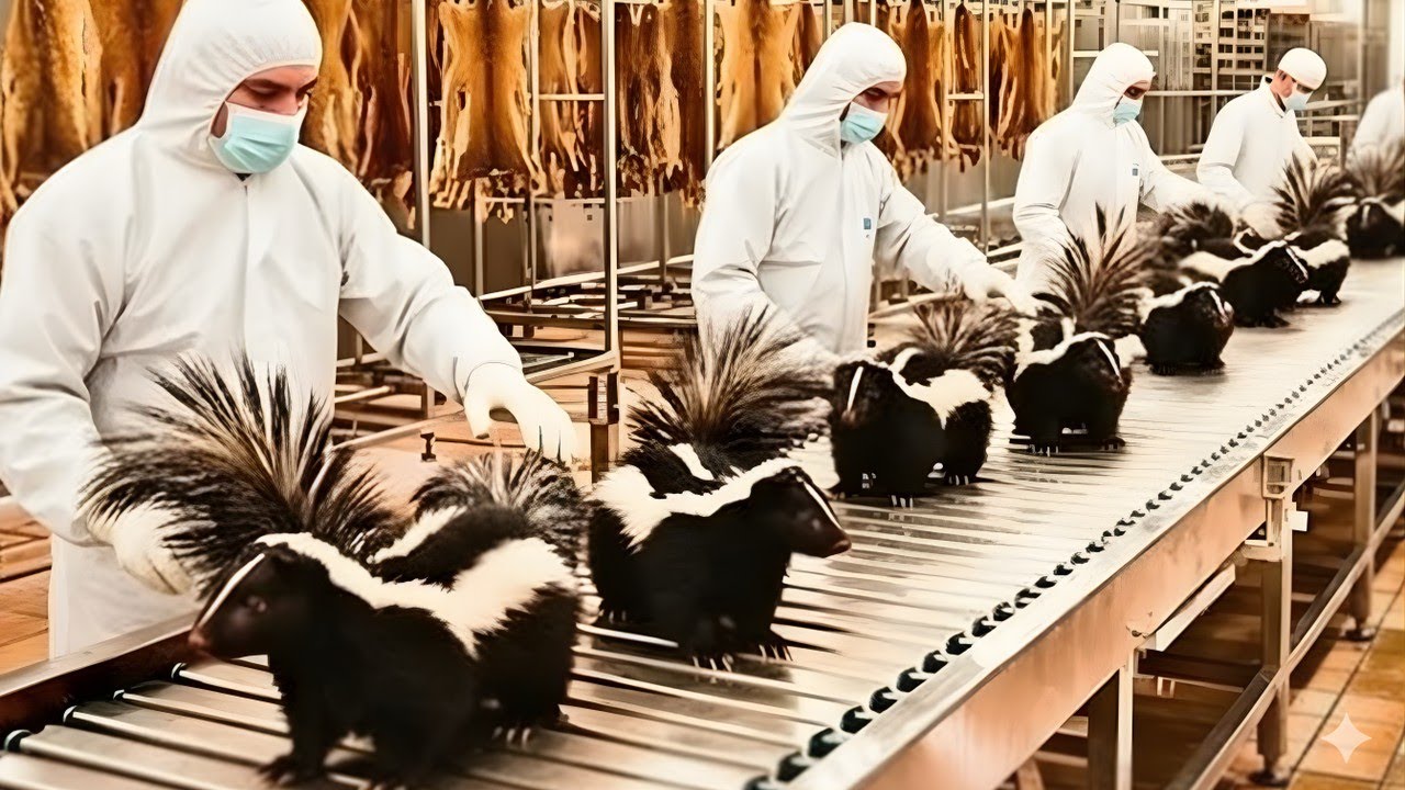 Inside the Skunk Skin Factory: How Skunk Leather Became a Multi-Million ...