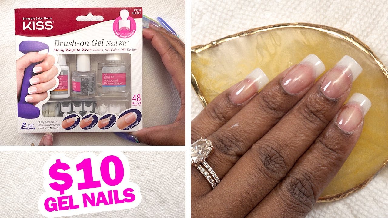 DIY GEL Nails at Home for Under $10 - YouTube