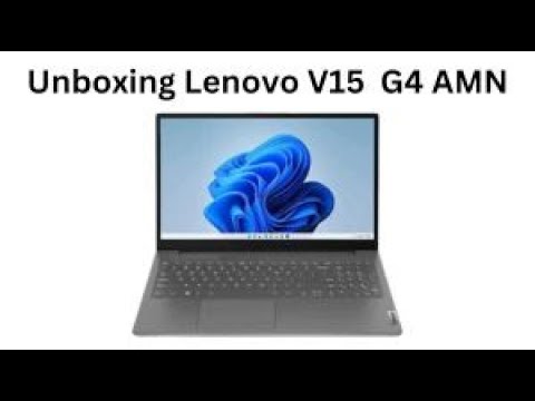 Unboxing Lenovo V15 G4 AMN || Lenovo Laptop Unboxing Video ...