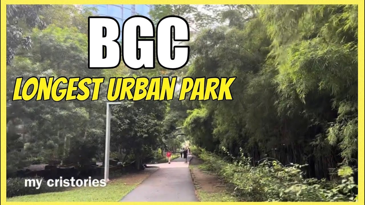 BGC Greenway Park | Longest Urban Park Taguig Metro Manila Philippines ...