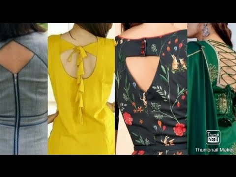 Back Neck Design of suits// Punjabi suits ke gale ke design// Back Neck ...