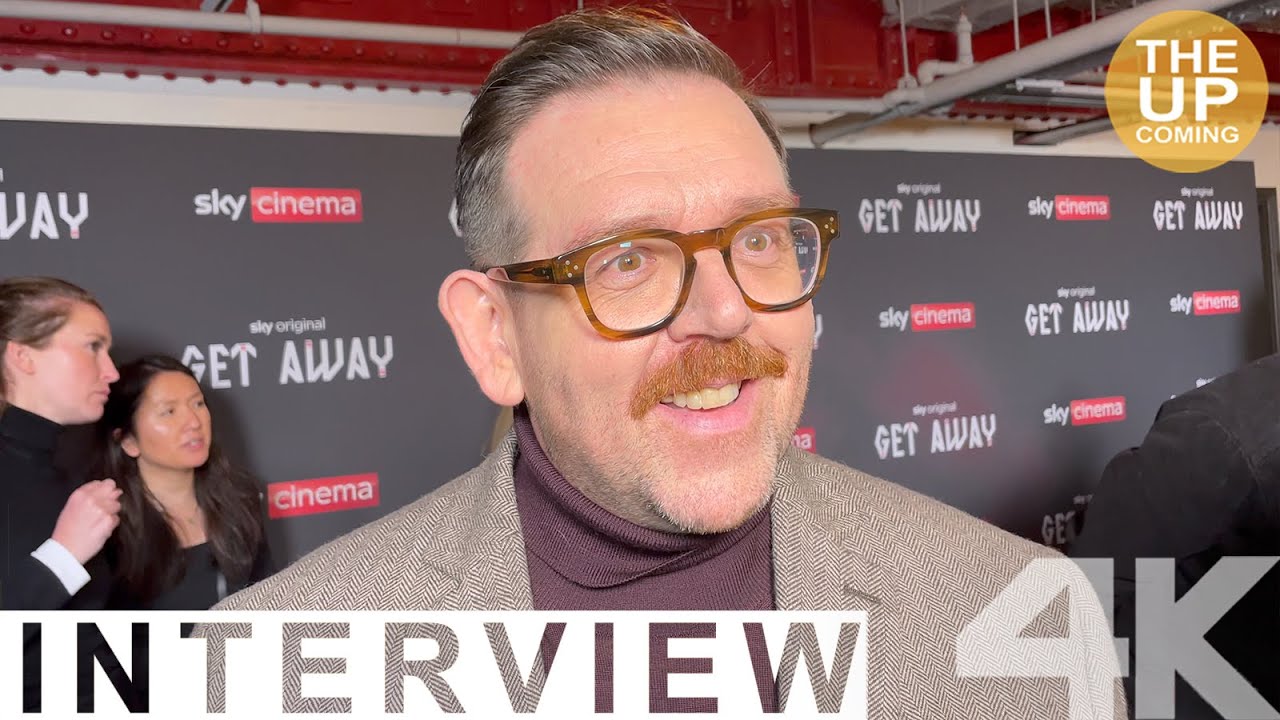 Nick Frost interview at Get Away premiere: Horror comedy, Swedish ...