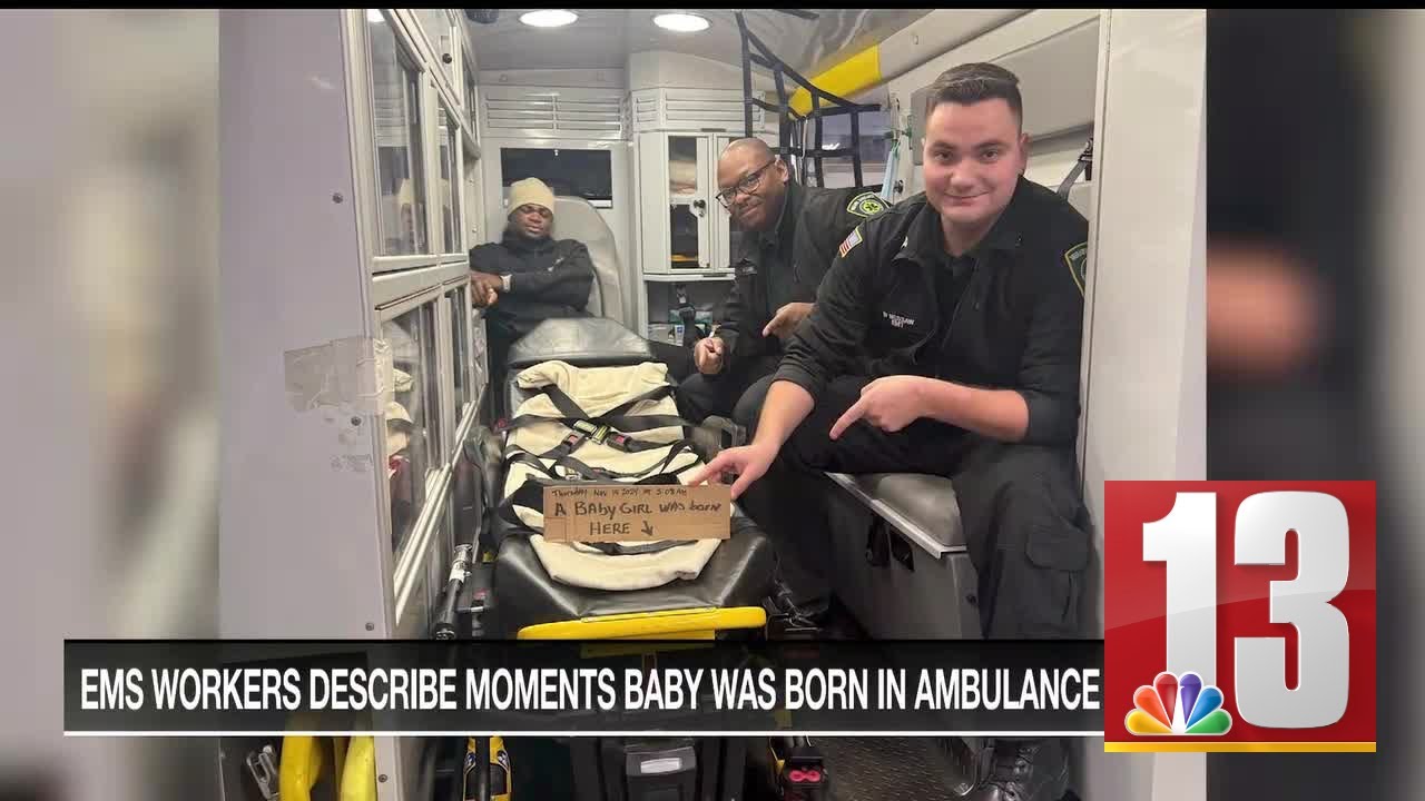 EMS workers describe moments baby was delivered in ambulance - YouTube