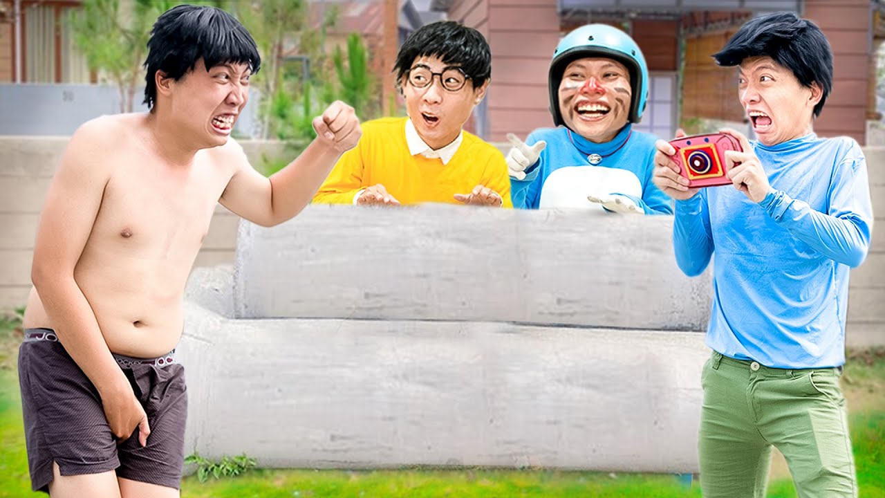 Doraemon Real Life #4 : Dress Up Camera (ドラえもん ) - YouTube