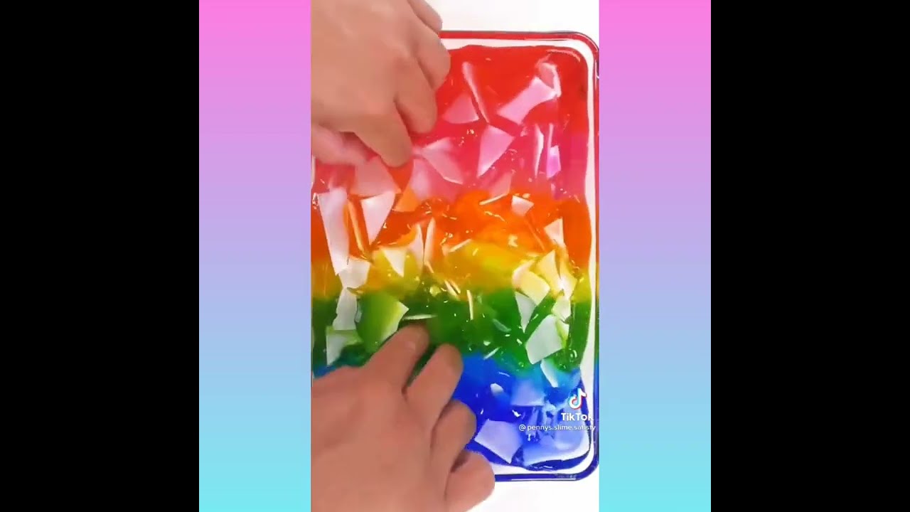 Wax on slime asmr #5 - YouTube