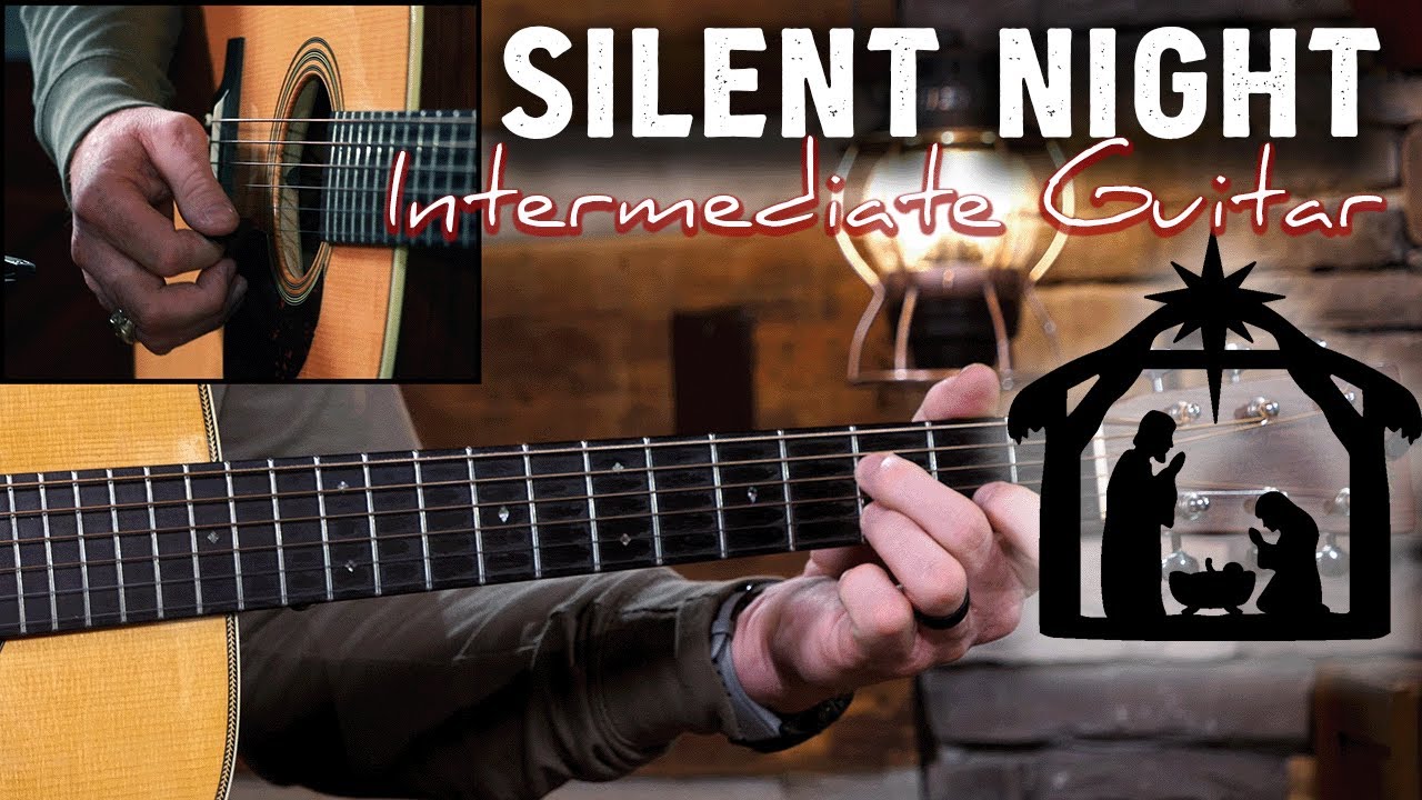 Silent Night Crosspicking Guitar Lesson! - YouTube