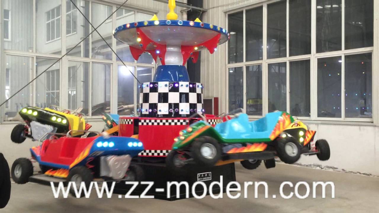 Bounce car ride, kids park rides - YouTube