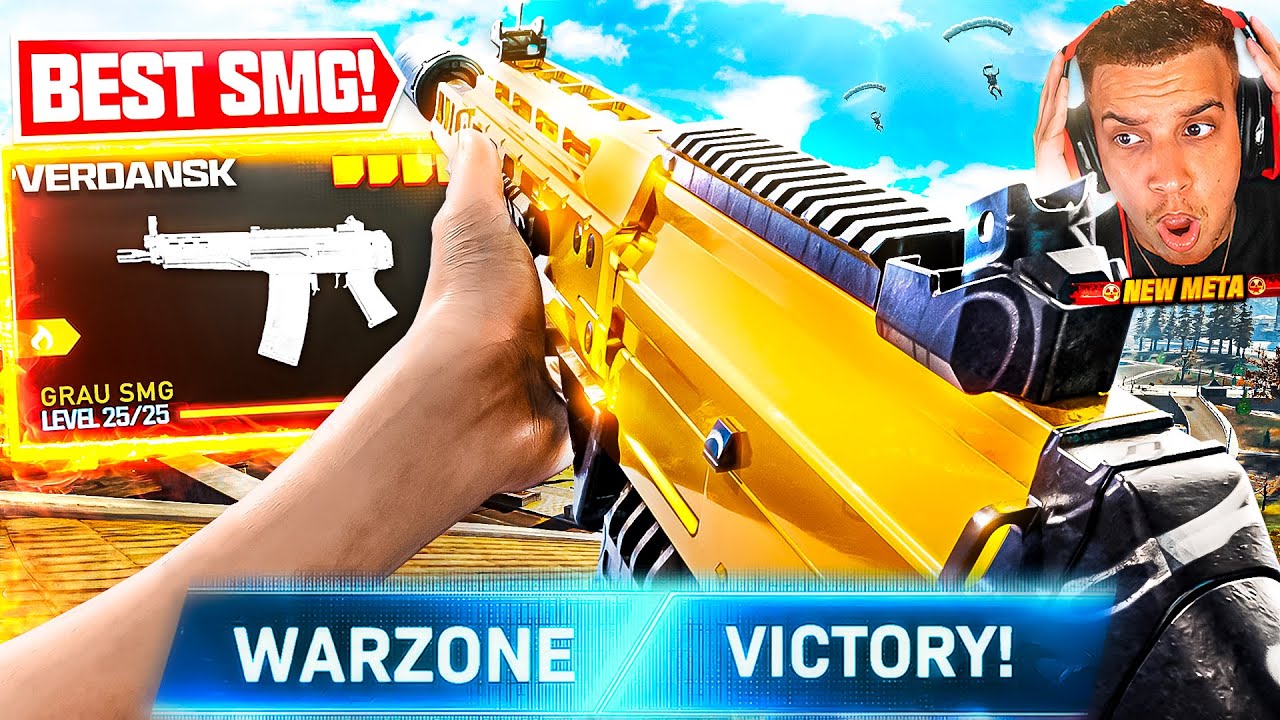 the NEW GRAU SMG is META in Warzone Verdansk 👑 - YouTube