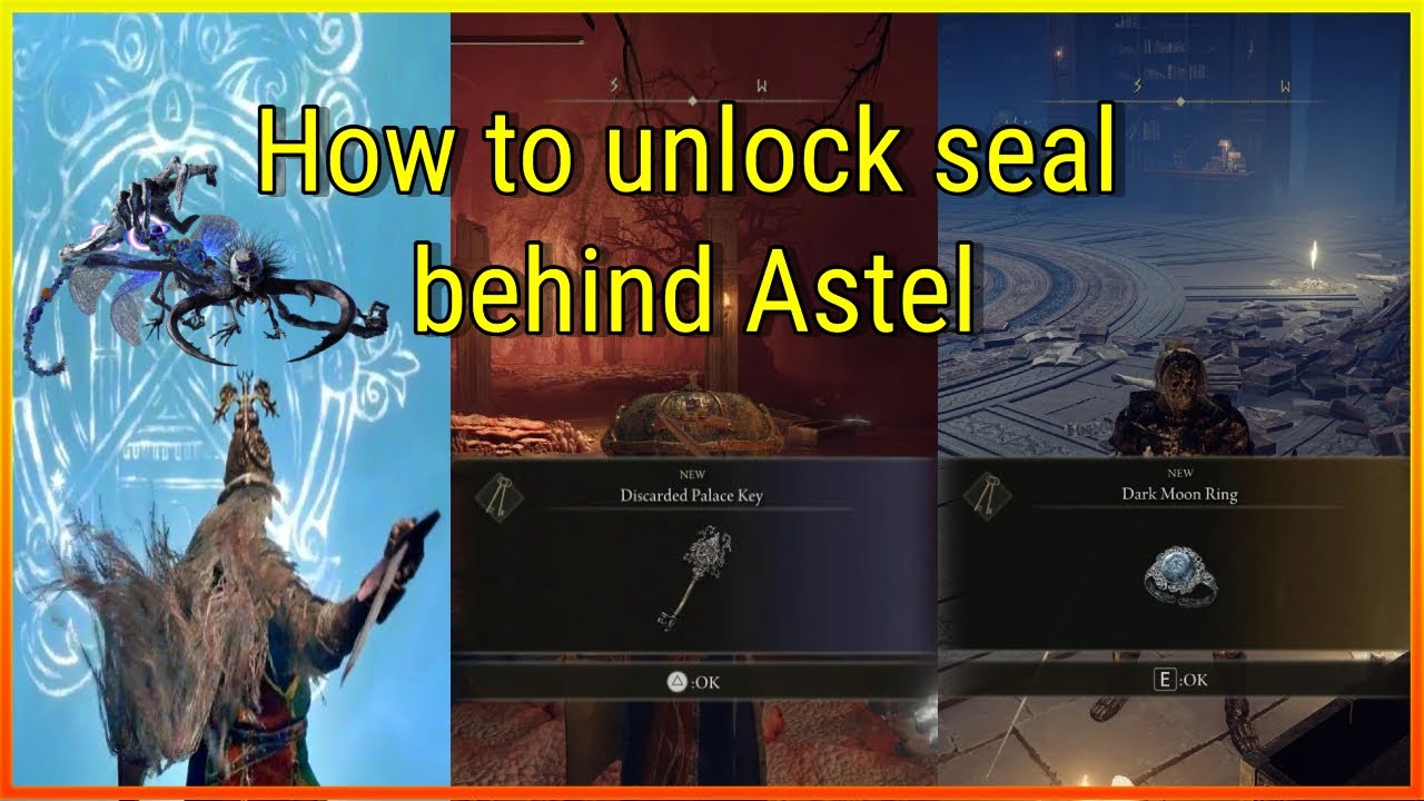 ELDEN RING | How to unlock seal behind Astel | 2023 - YouTube
