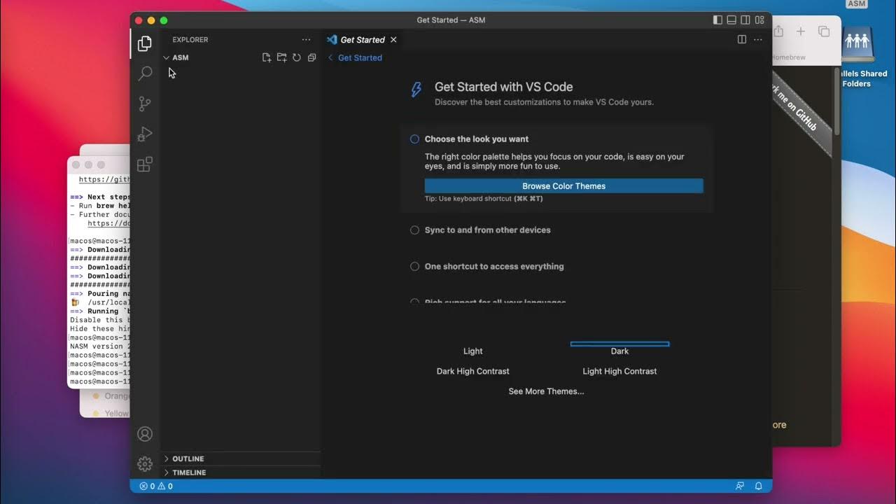 NASM x64 (Netwide Assembler) macOS 11+ - YouTube