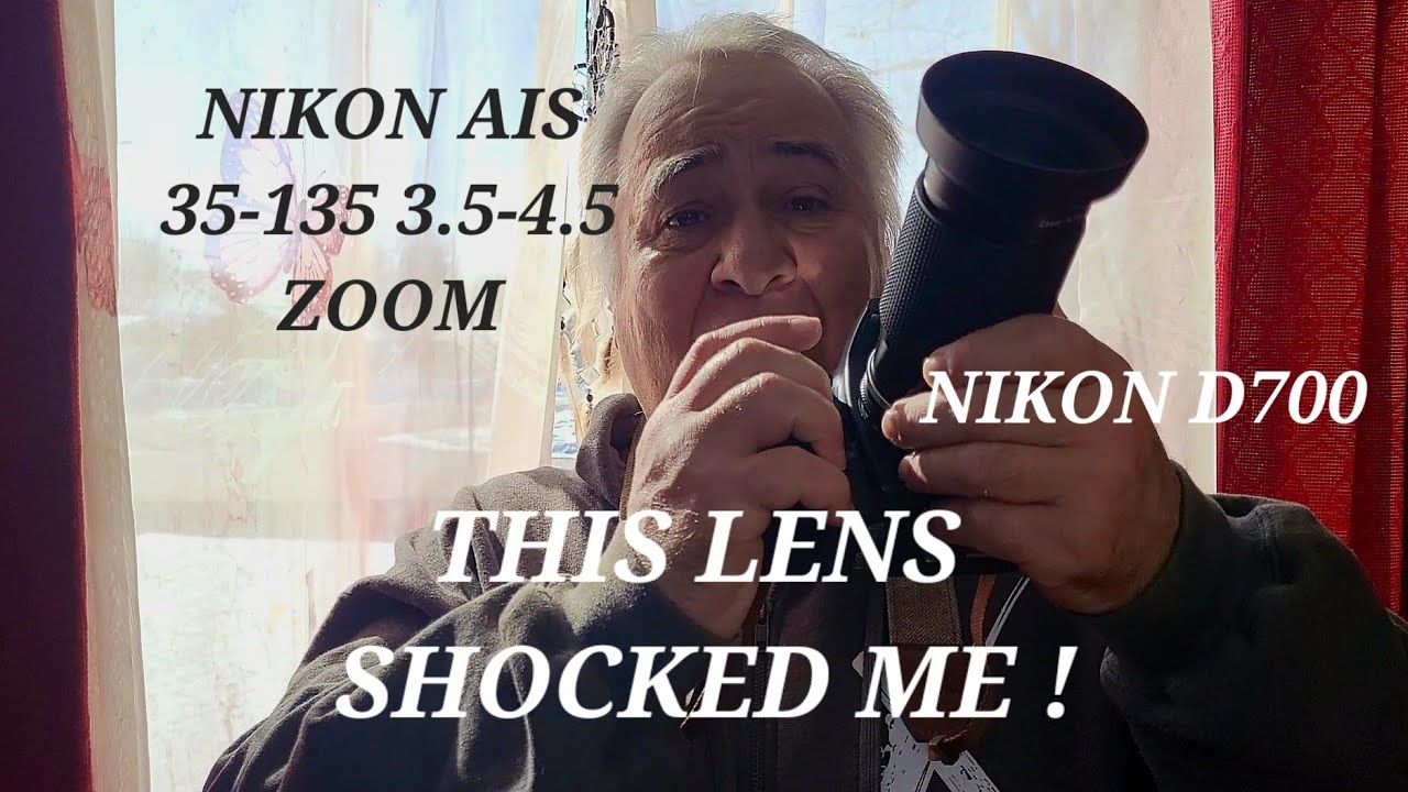 Nikon D700 AIS 35-135MM 3.5-4.5 ZOOM LENS . BLACK AND WHITE HBR RAIL ...
