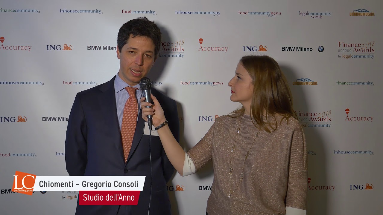 Gregorio Consoli - Legalcommunity Finance Awards 2018 by legalcommunity ...