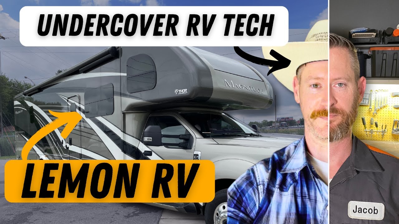 Tech finds a broken RV while UNDERCOVER at dealership - YouTube