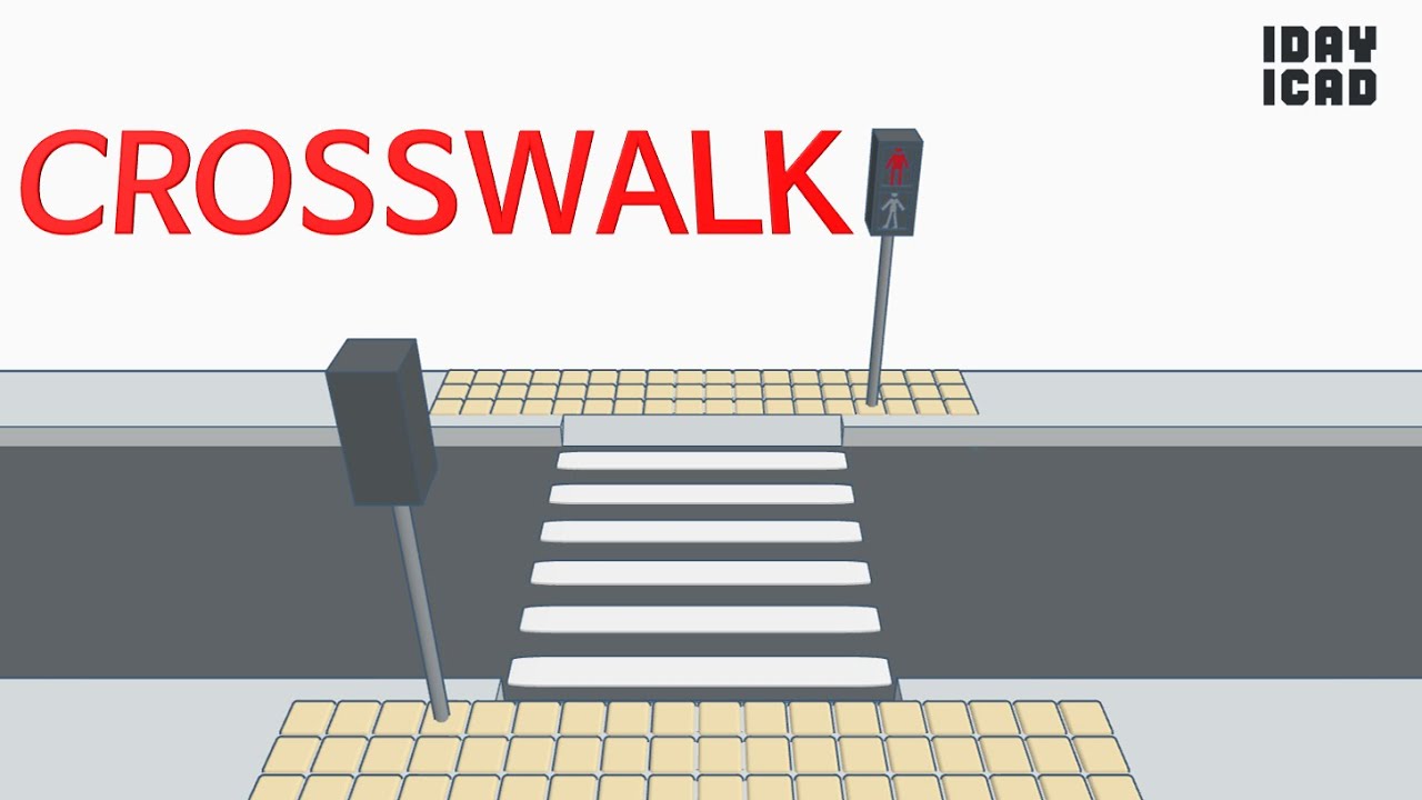 [1DAY_1CAD] CROSSWALK (Tinkercad : Know-how / Style / Education) - YouTube