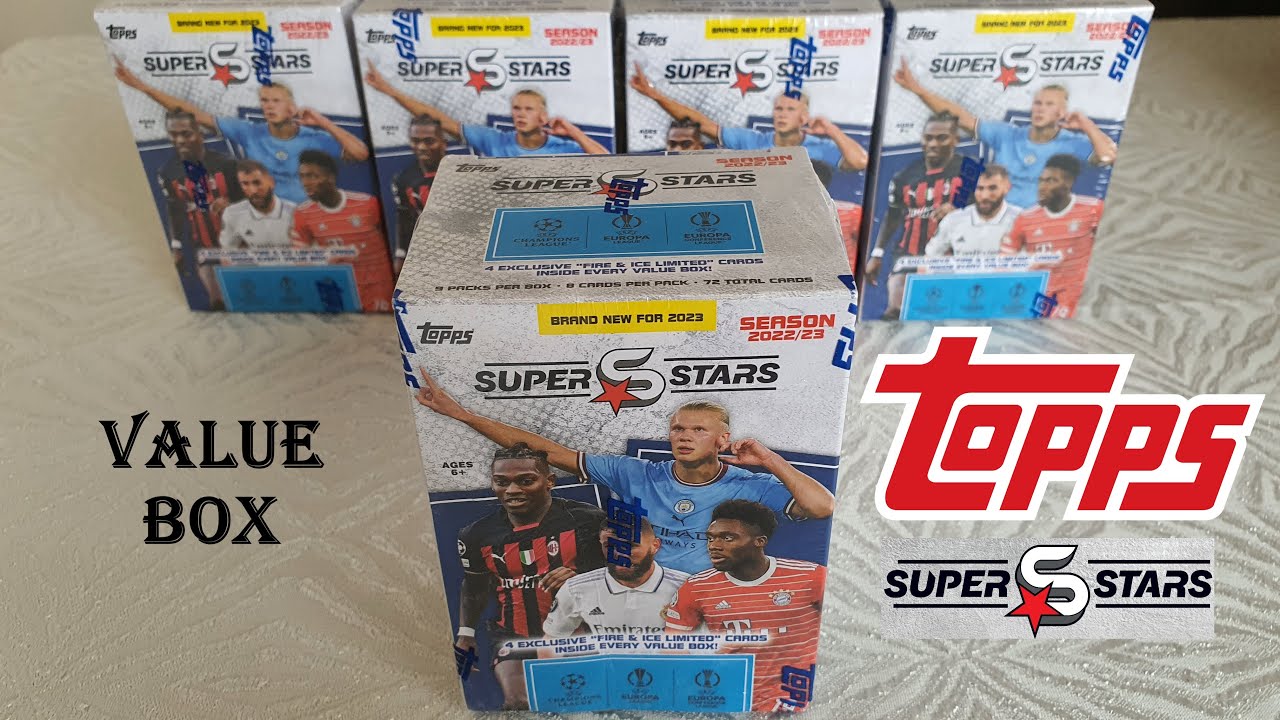 Topps UEFA Superstars Season 2022/23 Value Box #3 - YouTube
