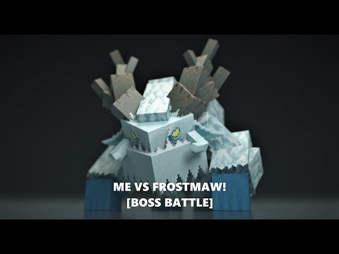 Me VS Frostmaw! [Mowzie's Mobs Boss Battle] - YouTube