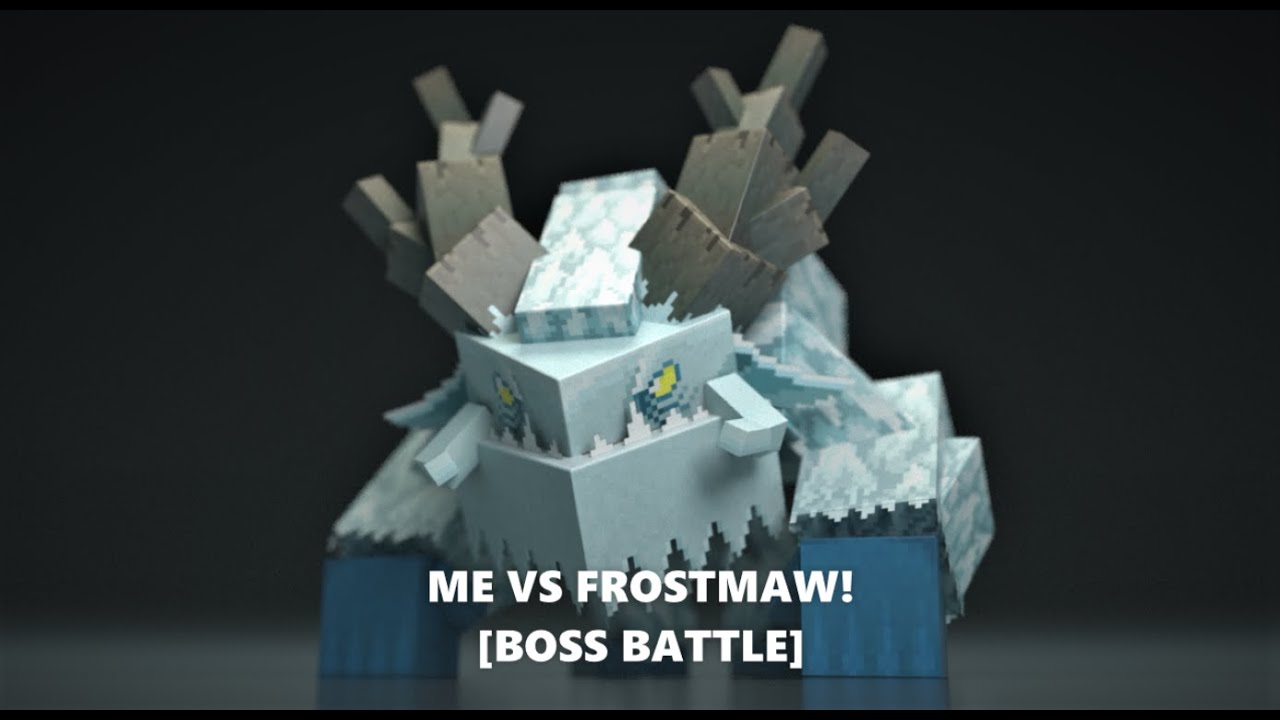 Me VS Frostmaw! [Mowzie's Mobs Boss Battle] - YouTube