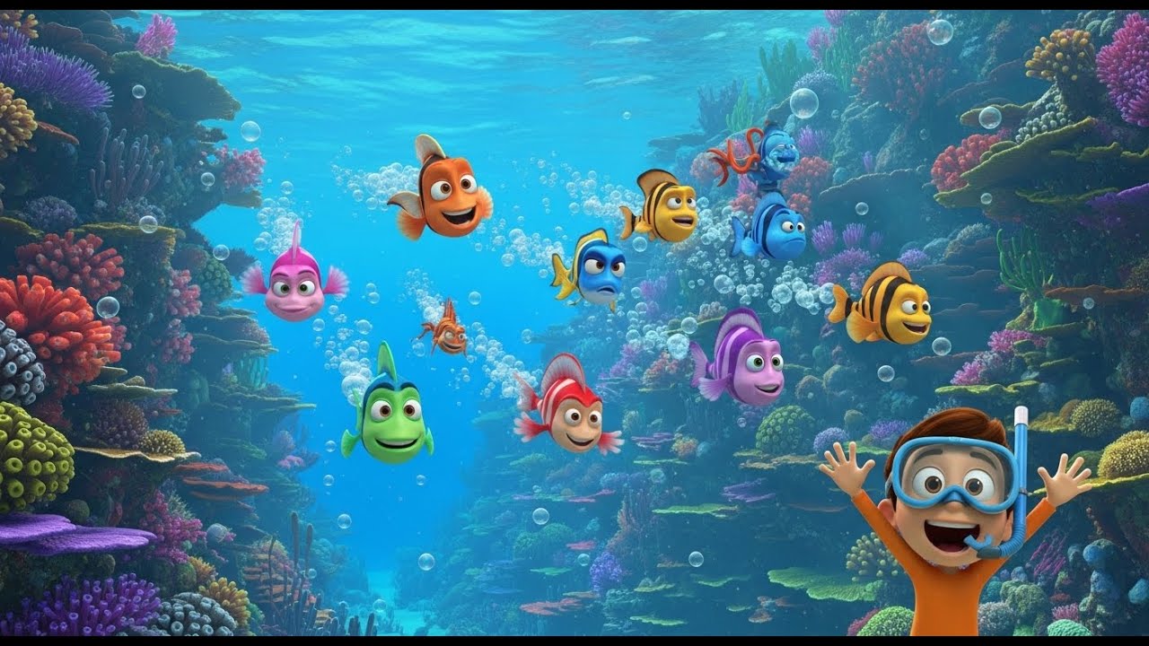 Counting Fish in the Ocean | Fun Counting Songs and Nursery Rhymes for ...