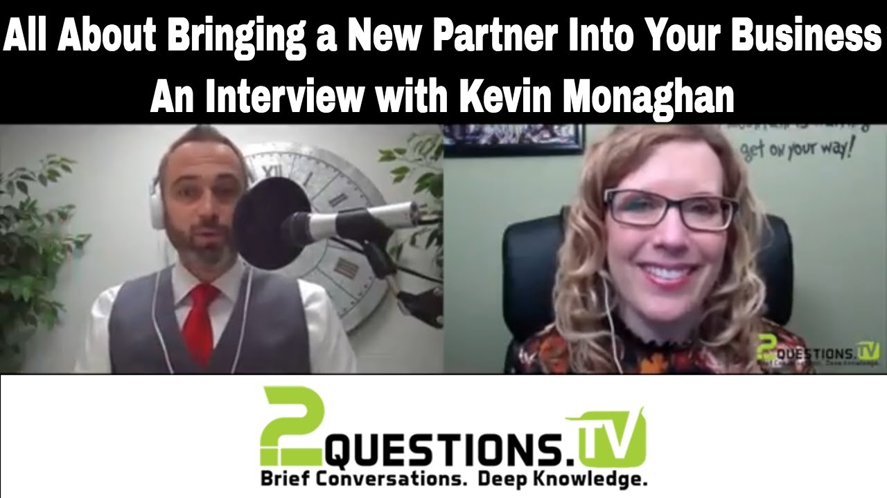 All About Bringing a New Partner into the Business- An Interview with ...