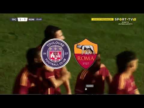 TOULOUSE 2X1 AS ROMA I AMISTOSO DE PREPARAÇÃO, RESUMO, STADIUM DE TOULOSE 06/08/2023