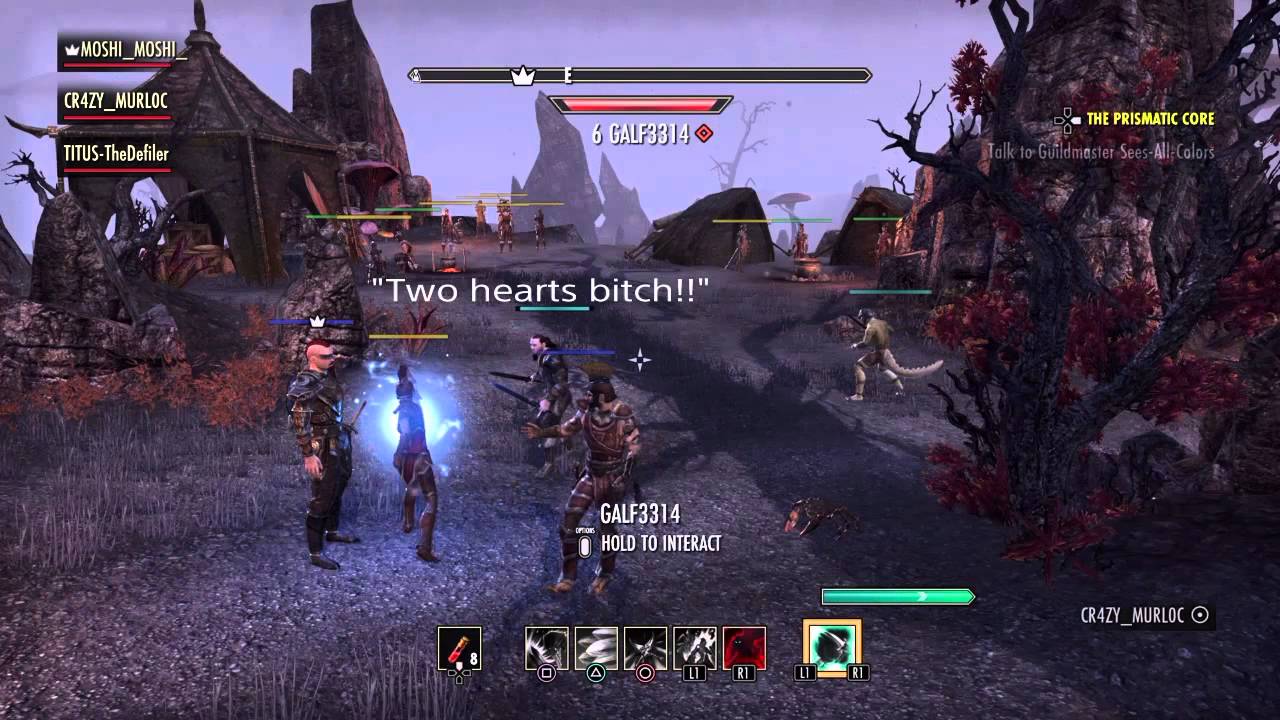 Elder Scrolls Online The Hot Red Guard Dance Ps4 - YouTube