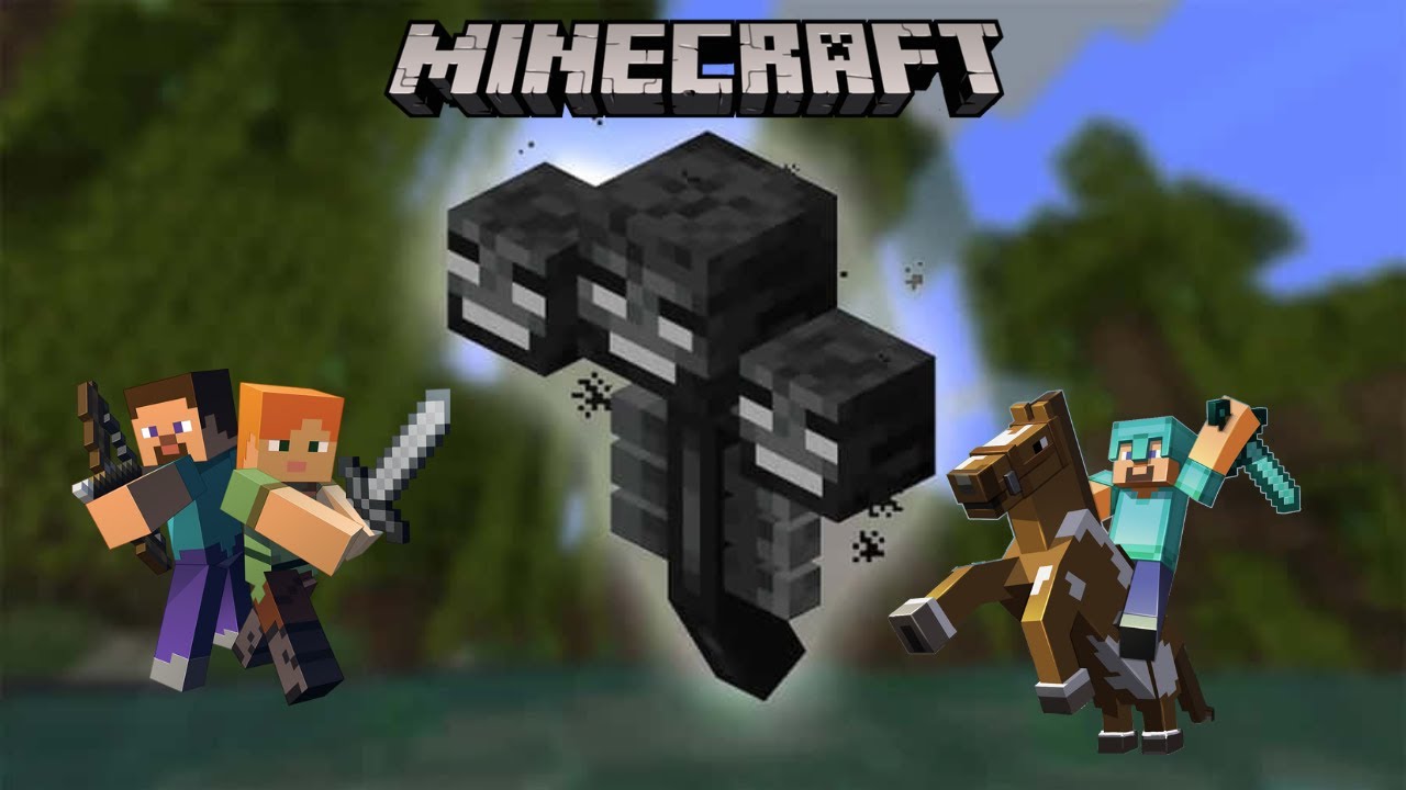 Wither Fight || Bedrock Edition || ft. @BadassSkull07 - YouTube