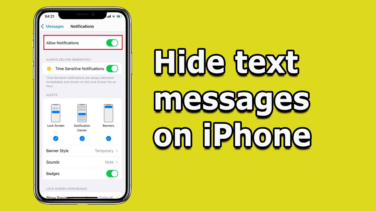 How To Hide Messages On IPhone YouTube how-to-hide-messages-on-iphone-youtube