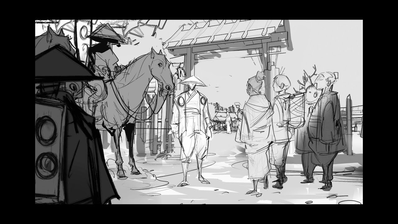 BLUE EYE SAMURAI - GORO AND AKEMI - STORYBOARD ANIMATIC - YouTube