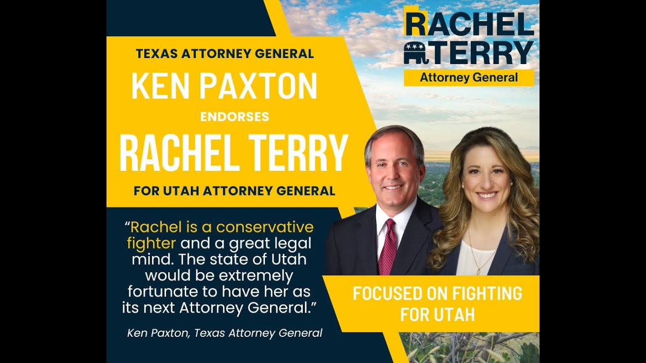 UT Attorney General Candidate Rachel Terry & TX Attorney General Ken Paxton host a town hall ...