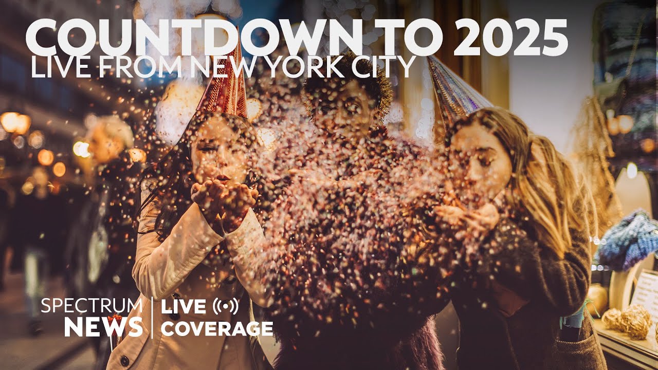 LIVE: Counting down to 2025 in New York City - YouTube