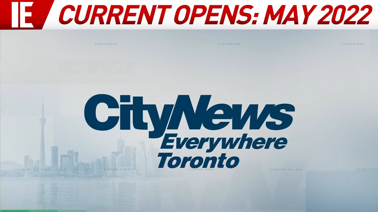 CITY / CityNews Toronto - Current News Opens: May 2022 - YouTube