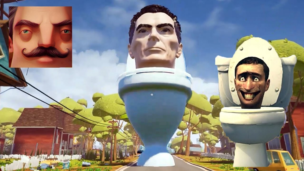 Hello Neighbor - My New Neighbor Skibidi Toilets Boss Big G-Mann ...